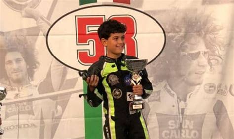 Il Piccolo Fenomeno Del Moto Club Spoleto Maicol Colazzo Vince Anche Nel Mini Enduro