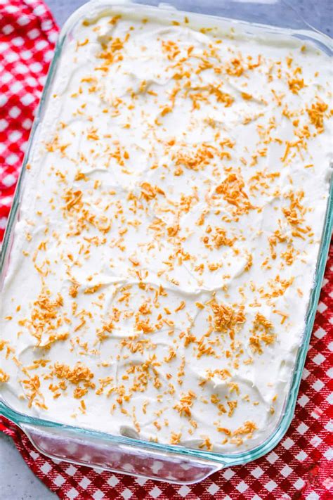 No Bake Coconut Cream Layered Dessert The Baking Chocolatess