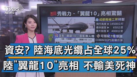 資安 陸海底光纜占全球25 陸翼龍10亮相 不輸美死神 Youtube