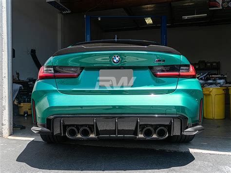 Bmw G80 M3 Oem Style Carbon Fiber Diffuser — Manji