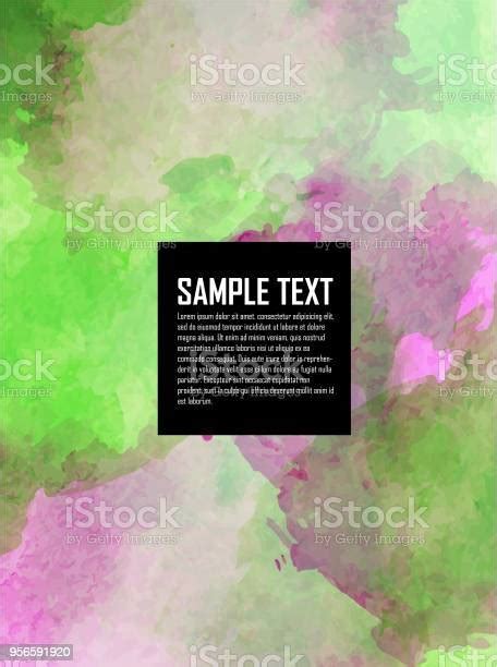 색상화 워터컬러 Splashes 녹색에 대한 스톡 벡터 아트 및 기타 이미지 녹색 분홍 붓놀림 Istock