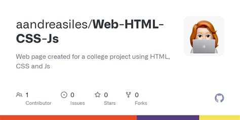 GitHub Aandreasiles Web HTML CSS Js Web Page Created For A College Project Using HTML CSS And Js