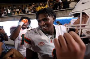 Cam Ward Sets Miamis Single Season Touchdown Pass Record