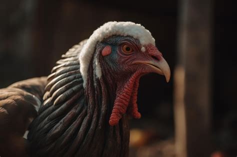 Premium Ai Image Cute Turkey Farm Bird Generate Ai