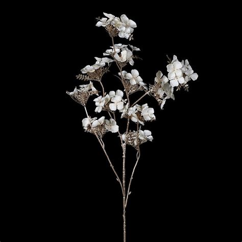 Cream Hydrangea Leaf Stem For Subtle Beauty Meadow Lane