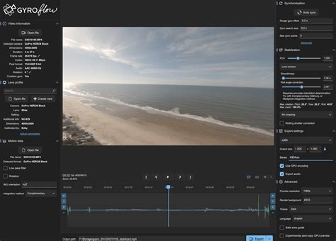 Settings Explanation Gyroflow