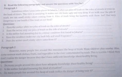 B Read The Following Paragraphs And Answer StudyX