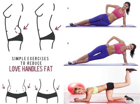 Muffin Top 15 Best Exercises For Love Handles Fat Female Exercise To