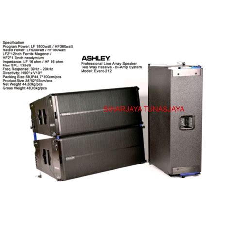 Jual Speaker Line Array Ashley Event212 Event 212 2 X 12inch