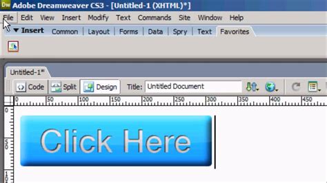 Adobe Dreamweaver Tutorial Rollover Hover Images YouTube