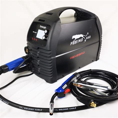 MIG Synergic IGBT Inverter CO Gas Flux Core Wire Welding Machine With MIG Torch China MIG