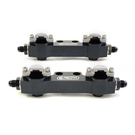 Rcm Side Feed Parallel Billet Fuel Rail Pair V3 V4