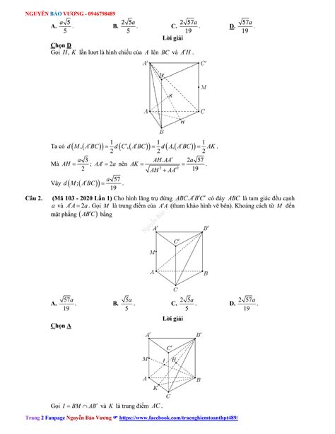 SOLUTION Chuy N 4 Hhkg Kho Ng C Ch Trong Kh Ng Gian P N Studypool