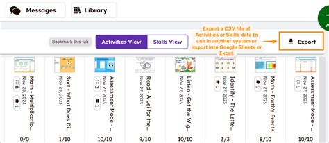 Formative Assessment Reporting Seesaw Help Center