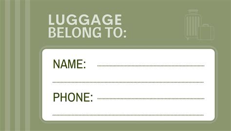 Luggage Tag Template Printable At Benjamin Hutchison Blog
