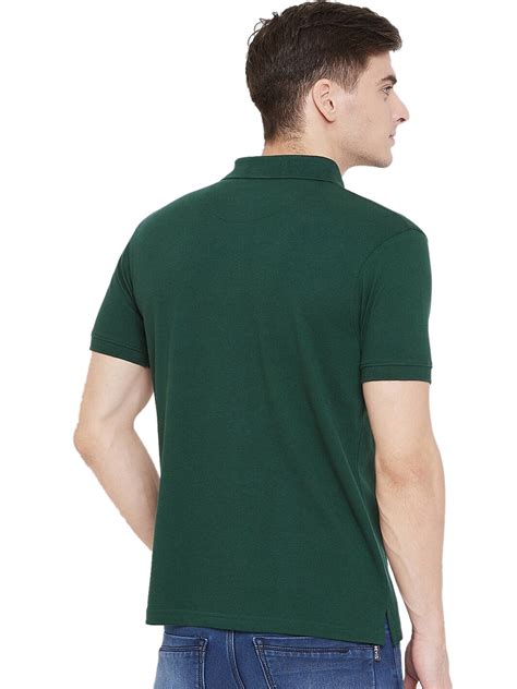 Cotton Blend Solid Half Sleeves Mens Polo T Shirt Pique T Shirt Plain