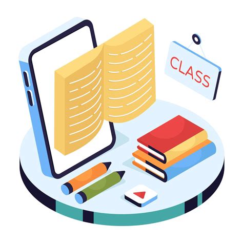 Digital Learning Tools For Classrooms And Education 70639022 Vector Art