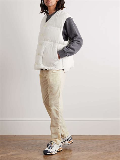 Saif Ud Deen Serwal Slim Fit Shell Cargo Trousers For Men Mr Porter