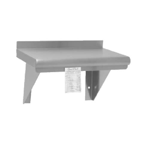 Advance Tabco Ws 12 36cm 36 Wall Mounted Shelf With Check Minder