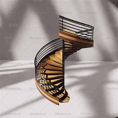 Blender楼梯模型14 Blender布的