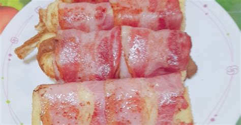 에어프라이어 베이컨식빵말이 ›ᴗ‹♡