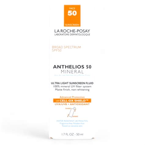 La Roche Posay Anthelios 50 Mineral Ultra Light Sunscreen Spf 50 17