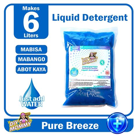 Diy Mommy Pure Breeze Liquid Detergent Paste Makes 6 Liters Just Add Water Diy Mommy