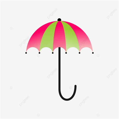 Colorful Umbrella Vector Illustration Umbrella Summer Sun Umbrella