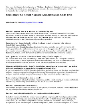 Coreldraw X5 Activation Code Fill Online Printable Fillable Blank PdfFiller