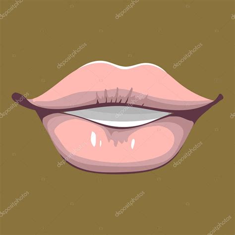 Sexy Labios Femeninos Aislados Sobre Fondo Transparente Beso De Aire Labios Hermosos Belleza