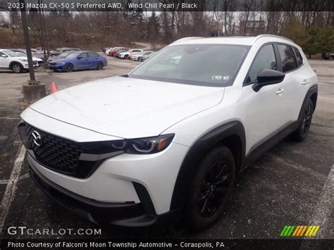 Wind Chill Pearl 2023 Mazda CX 50 S Preferred AWD Black Interior