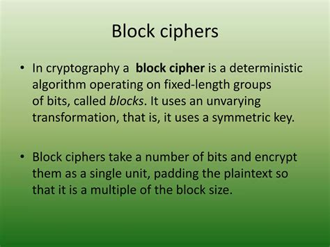 Symmetric Key Algorithm Ppt