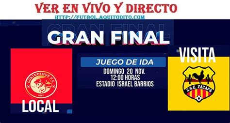 Coatepeque Vs Zacapa En Vivo Y En Directo Juego De Ida Gran Final