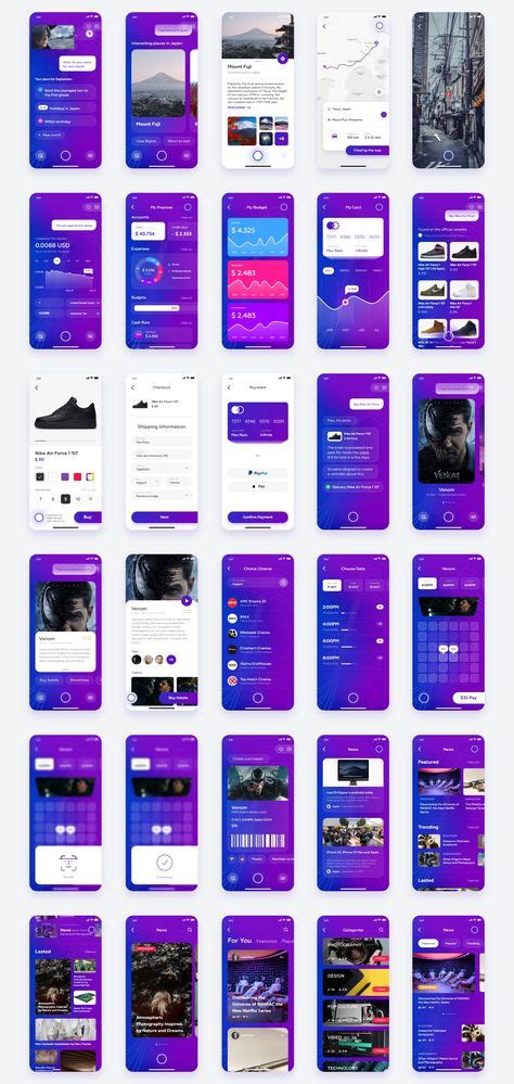 Behance Sidebar Navigation App Design Inspiration Mobile App Design Inspiration App