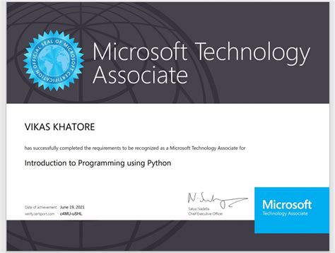 vikas khatore on linkedin python programming internship microsoft