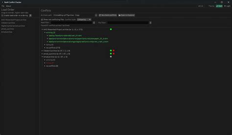 Archive Conflict Checker Tool 0 5 Cyberpunk 2077