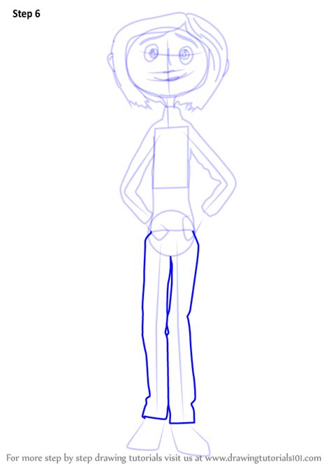 Learn How To Draw Coraline Jones From Coraline Coraline Step By Step