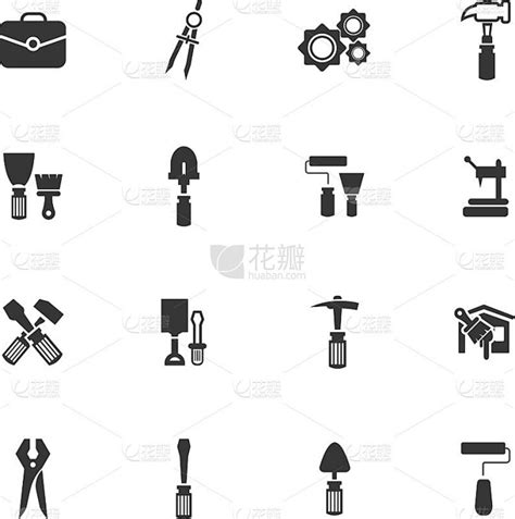 工作工具图标集