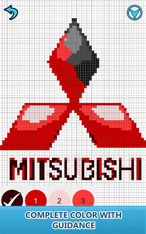 Android 용 Cars Logo Color by Number Pixel Art Coloring Book APK 다운로드