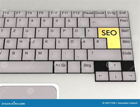 Keyboard SEO Stock Illustration Illustration Of Keypad