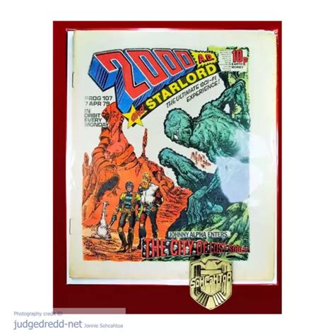 2000ad Prog 105 Judge Dredd Bolland Starlord Comic Book 24 3 79 1979 Uk