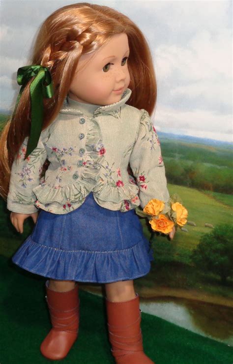 Green Cord Jacket Set Sewing Doll Clothes Girl Doll Clothes Doll