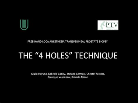 Roberto Miano Md Transperineal Prostate Biopsy State Of The Art