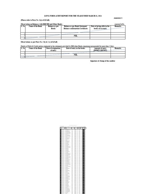 Audit Observations On Bank Balances 2024 Pdf Corporations Personal Finance