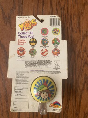 Vintage Super Mario Bros Zelda 1989 Spectra Star The Radical Yo Yo