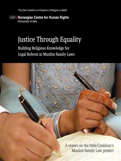 Justice Through Equality Pdf Sharia Egalitarianism