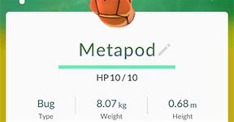 Shiny Metapod On Pokemon Go Imgur