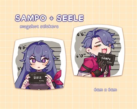 Honkai Star Rail Seele Sampo Stickers Etsy