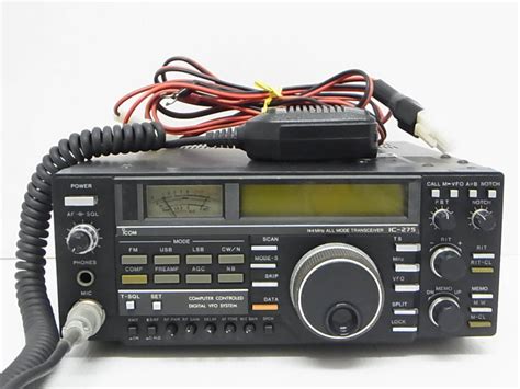 【中古】icom アイコム 144mhz 無線機 オールモードトランシーバー アマチュア無線 Ic 275 中古品 ジャンク品の落札情報詳細