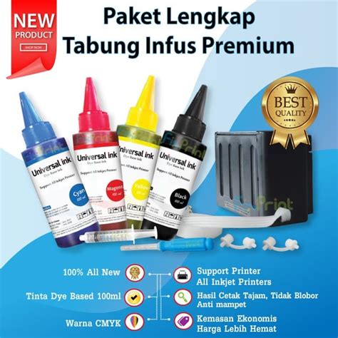 Jual Tabung Tinta Infus Cartridge Printer Canon Ip2770 Mp287 Mx366